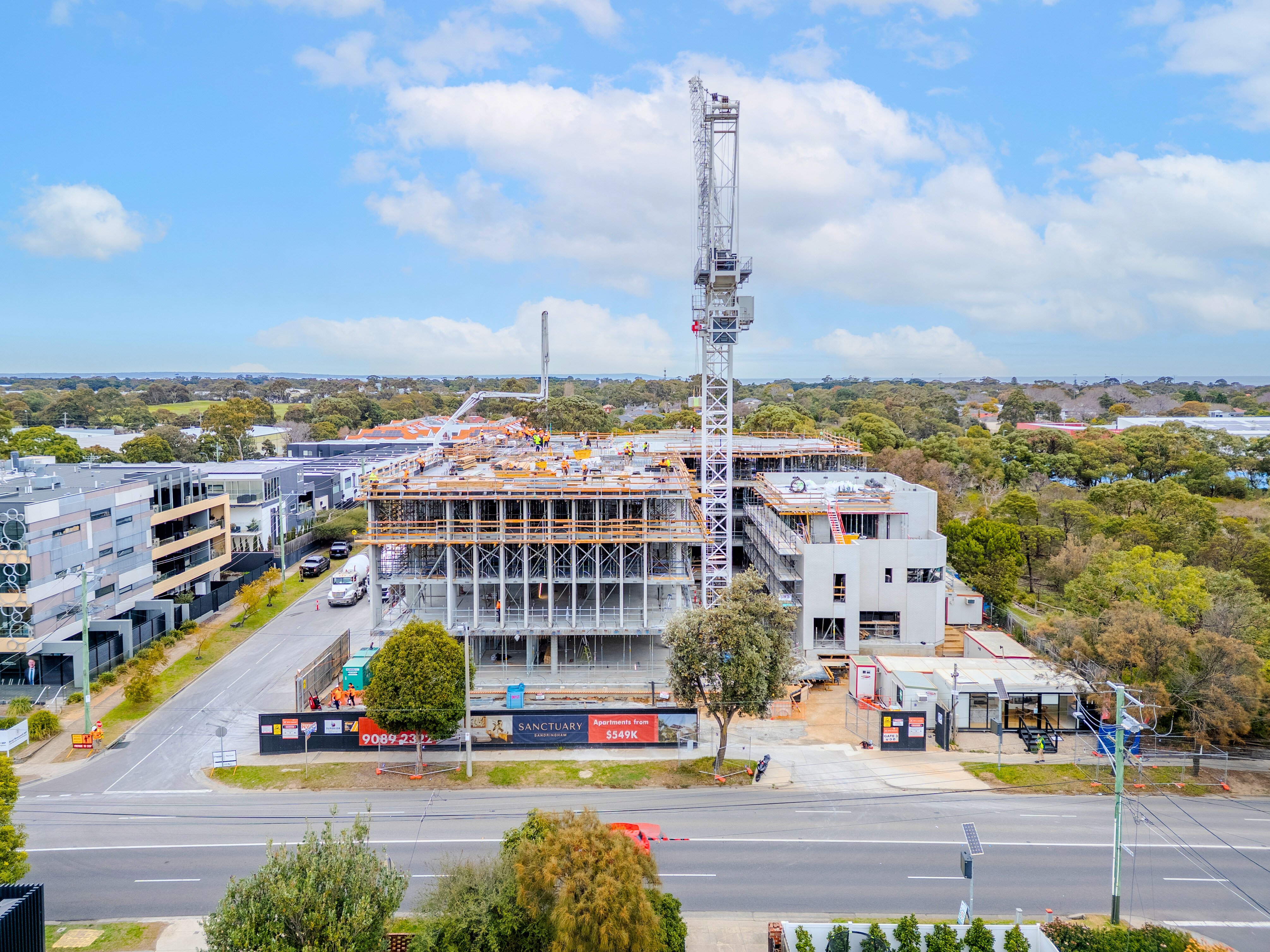 Sanctuary Sandringham July Construction Update: Momentum Builds as the Structural Progress Continues